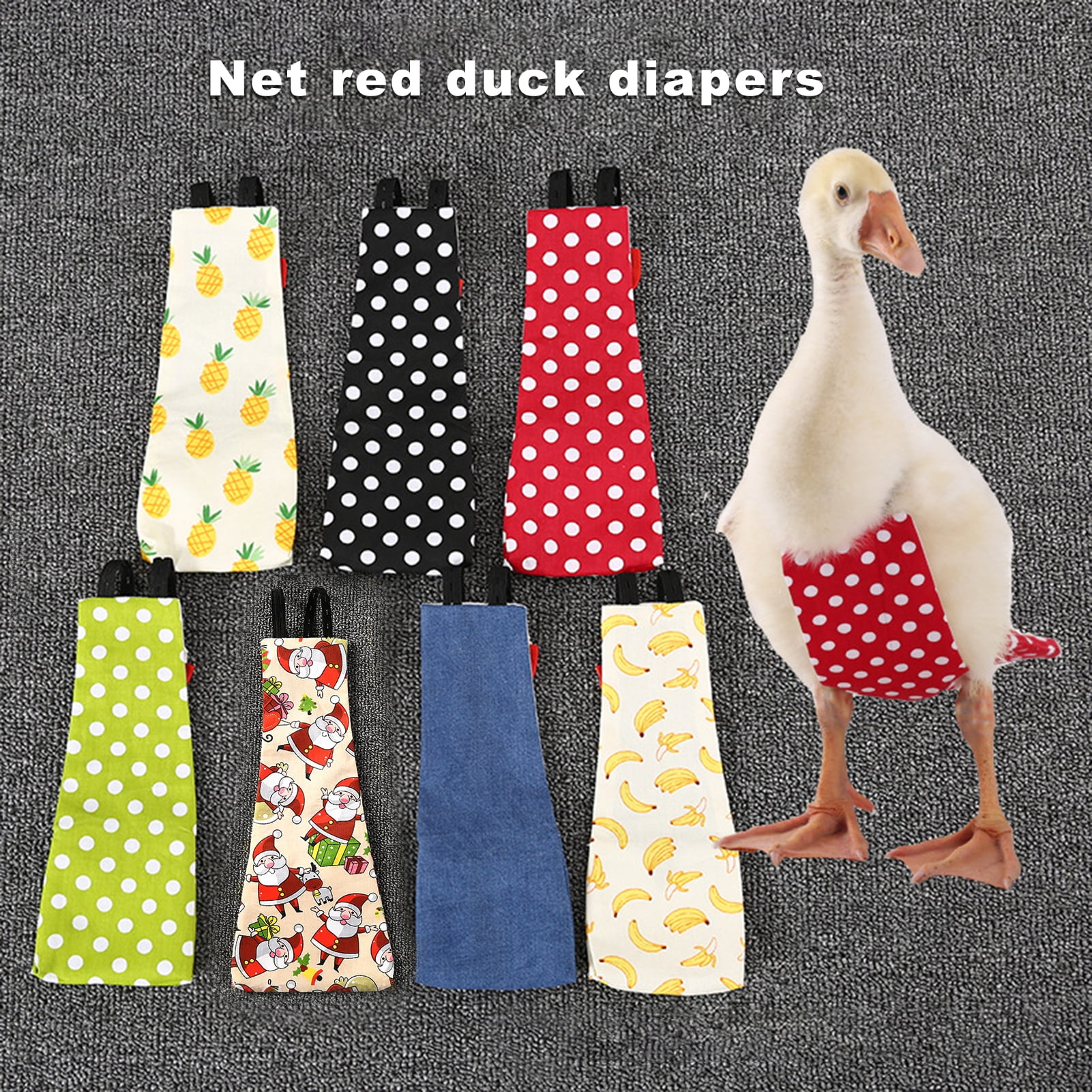 Joernso Goose Diaper Lovely Adjustable Linkhole Fabric Bow Knot Goose ...