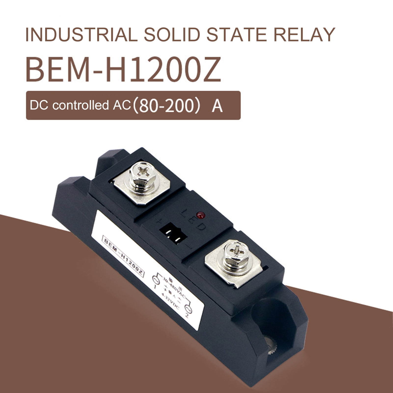 Joernso H1 80A 100A 120A 150A 180A 200A Solid State Relay Stable DC ...