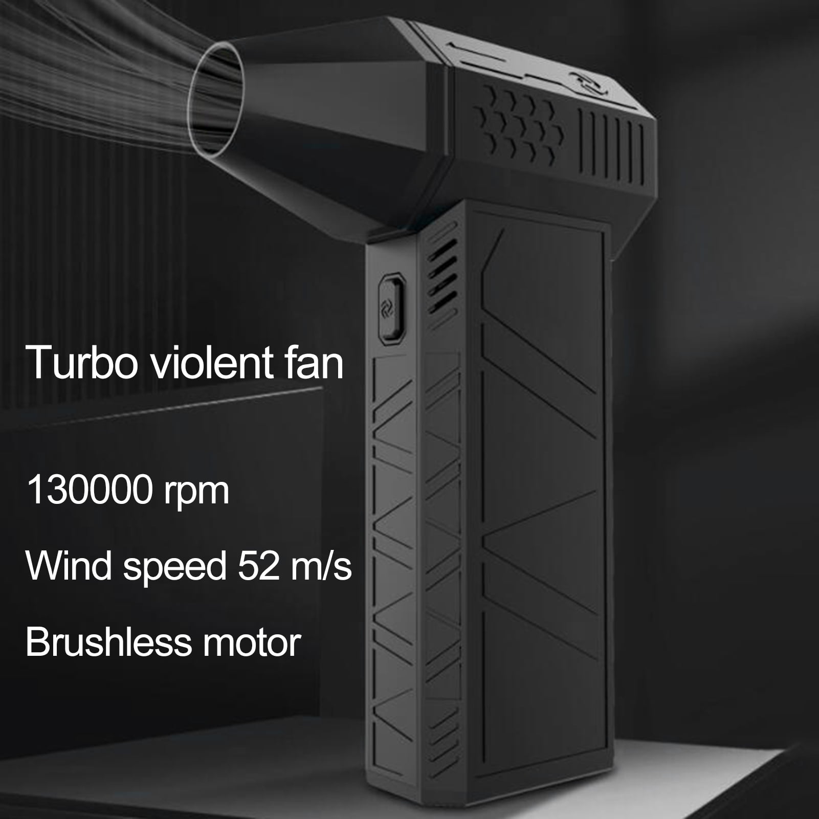 Joernso Handheld Fan Powerful Blower High Speed Duct Fan Mini Turbo Jet ...