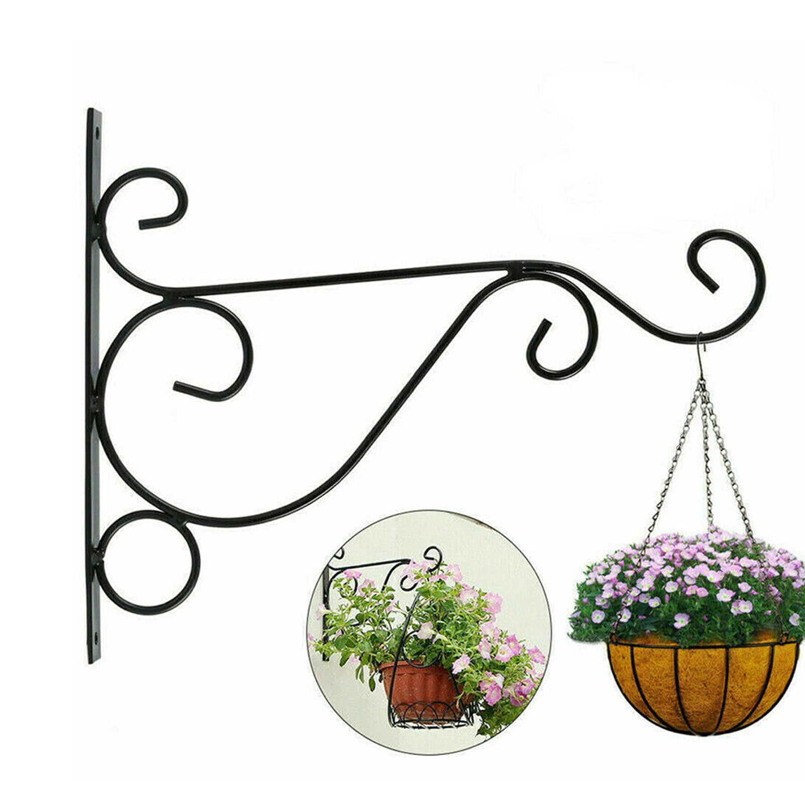 Joernso Hanging Plants Bracket Exquisite Garden Decor Portable European ...
