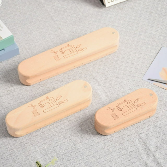 Joernso Hardwood Magnetic Tailors Clapper with Scale Professional Steam ...