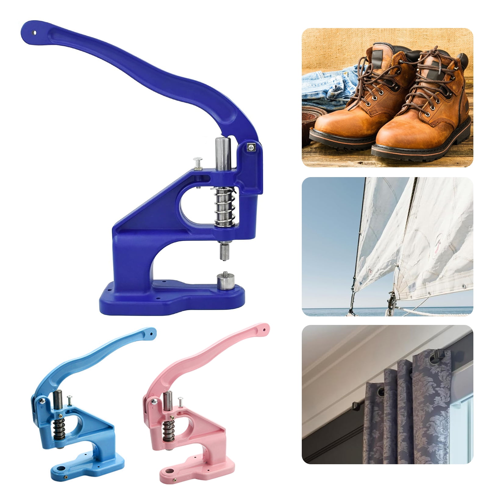 Joernso Heavy Duty Grommet Press Hand Press Grommet Machine Aluminum ...