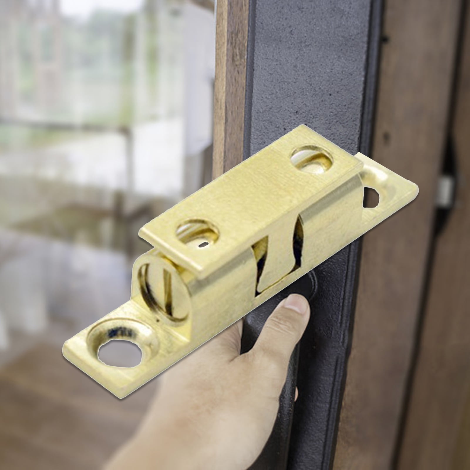 Joernso Home Door Cabinet Furniture Hinge Copper Solid Bead Lock ...