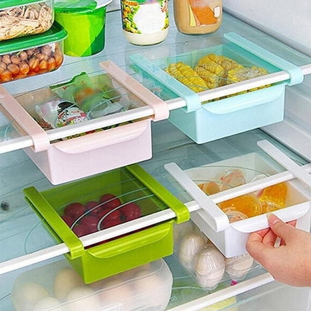 Joernso Kitchen Fridge Freezer Space Saver Organizer Storage Rack ...