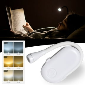 Senfafa Clip on Lamp, Battery Powered Reading Lamp, Eye-Care Reading ...