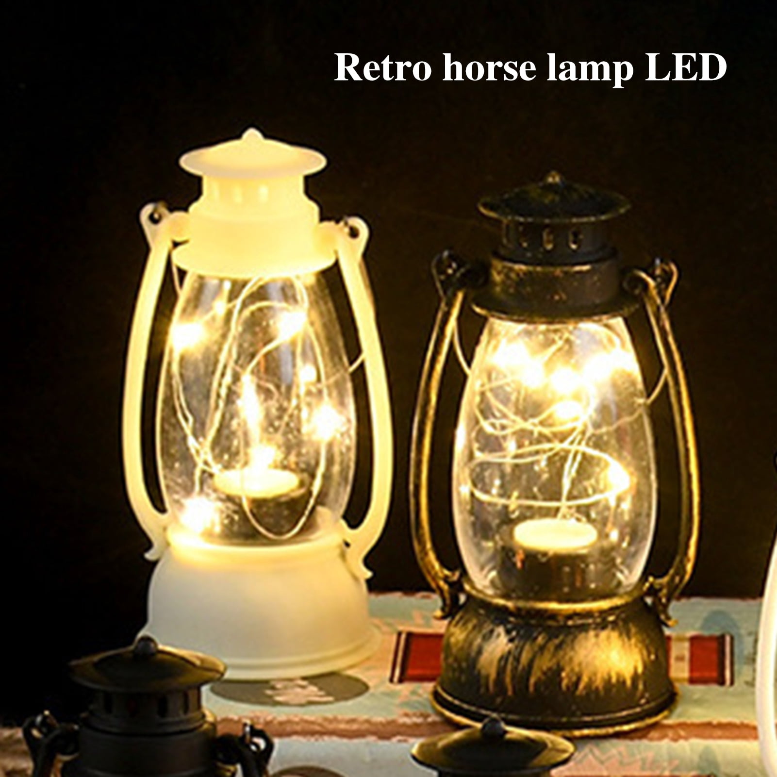 Joernso Lantern Lamp Vintage Design Romantic Atmosphere Lightweight ...
