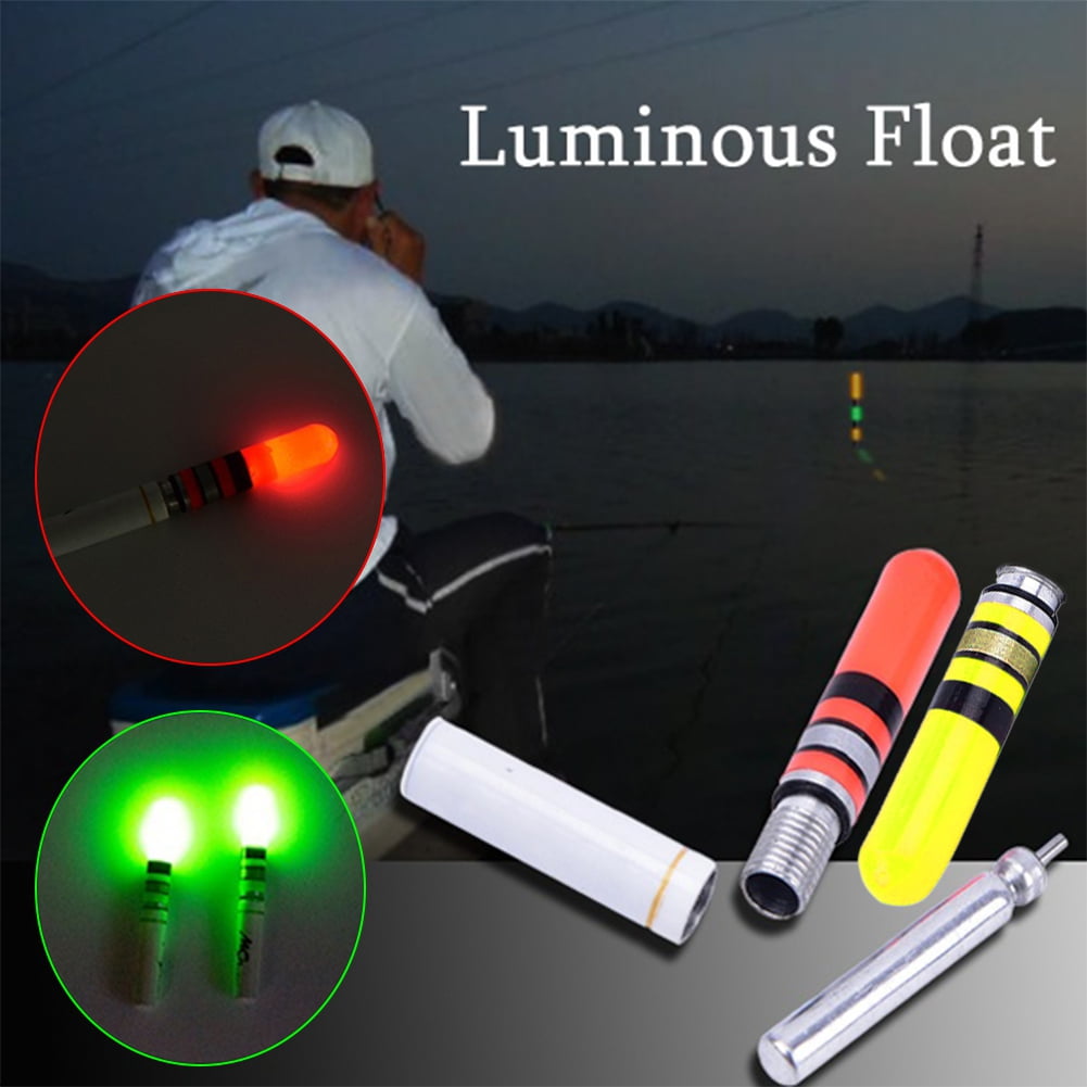 Joernso Luminous Plastic Fish Floats Buoy Bobber Stick Night Fishing ...