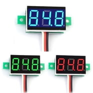 Square Dual Display Indicator Ammeter Voltmeter 2-in-1 Signal Light ...