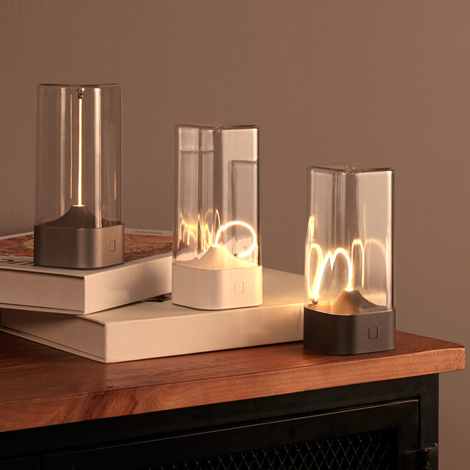 Joernso Minimalist Desk Lamp Cordless Table Lamp Dimmable Soft Glow ...