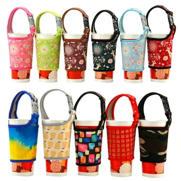 Beautyflier Drink Carrier with Handle for Delivery, Reusable Insulated ...