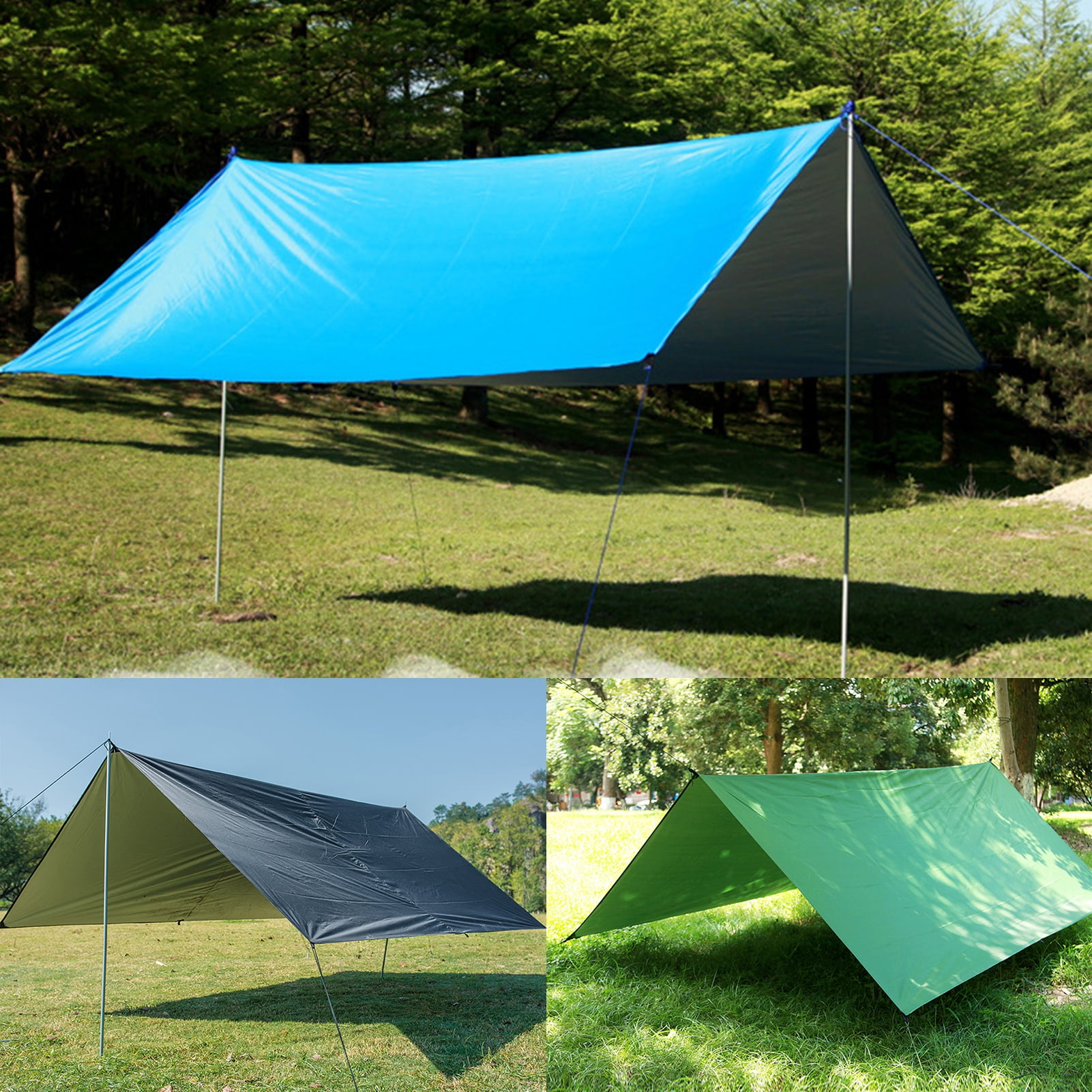 Joernso Outdoor Beach Waterproof Mat Sun Shade Sail Canopy UV Block ...