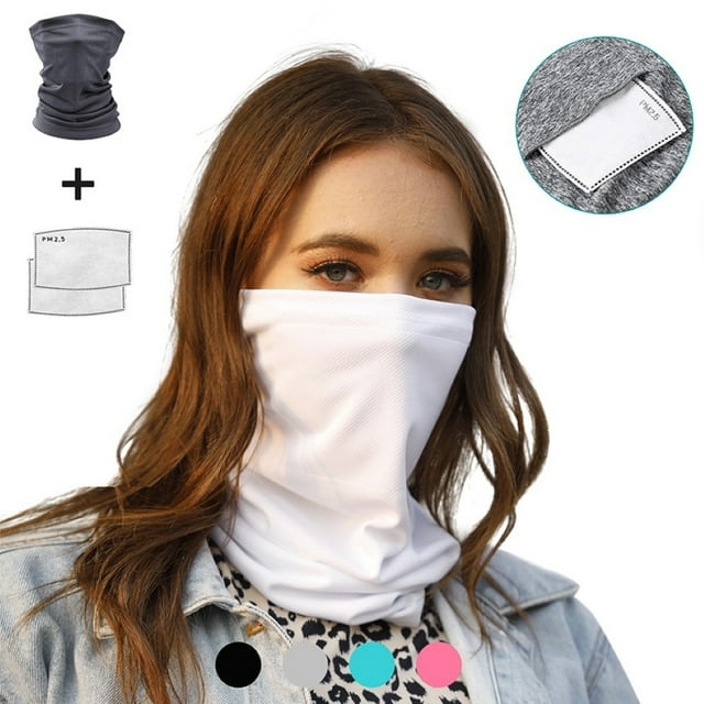 Joernso Outdoor Cycling Anti UV Dust Bandana Face Cover Neck Gaiter Scarf with Filters - Walmart.com