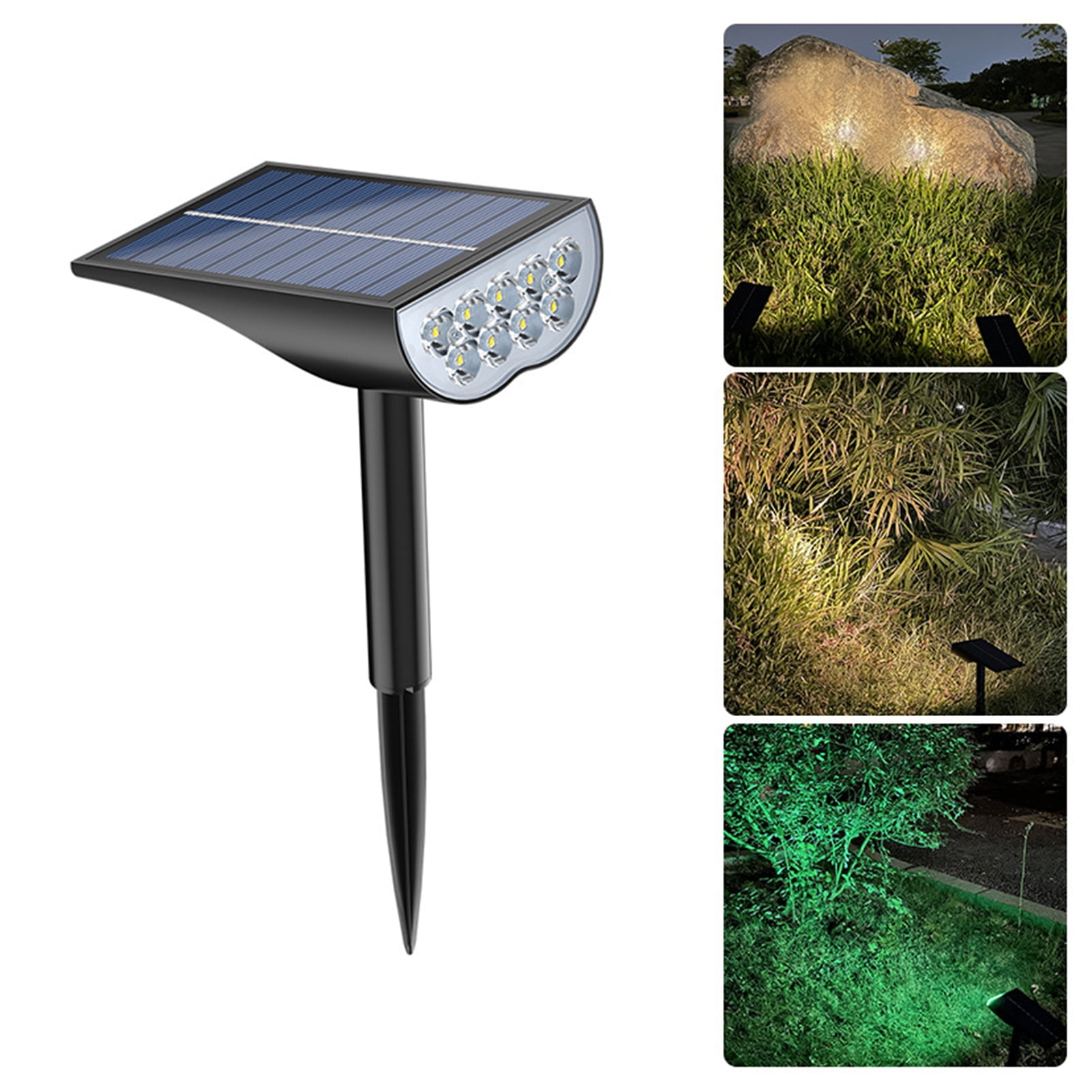 Joernso Outdoor Garden Solar Spot Light Super Bright High Lumens Easy ...