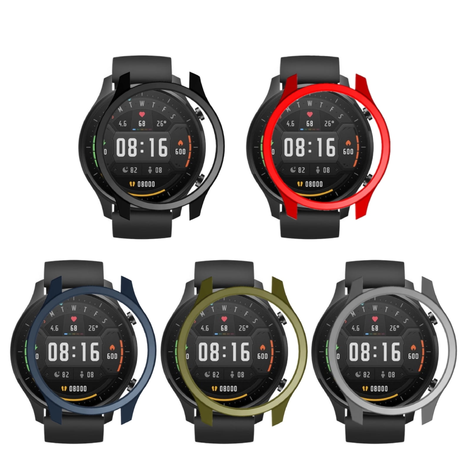 Joernso Protective Case Hard Anti-scratch PC Smart Watch Shell Bumper Protector for Xiaomi Mi ...