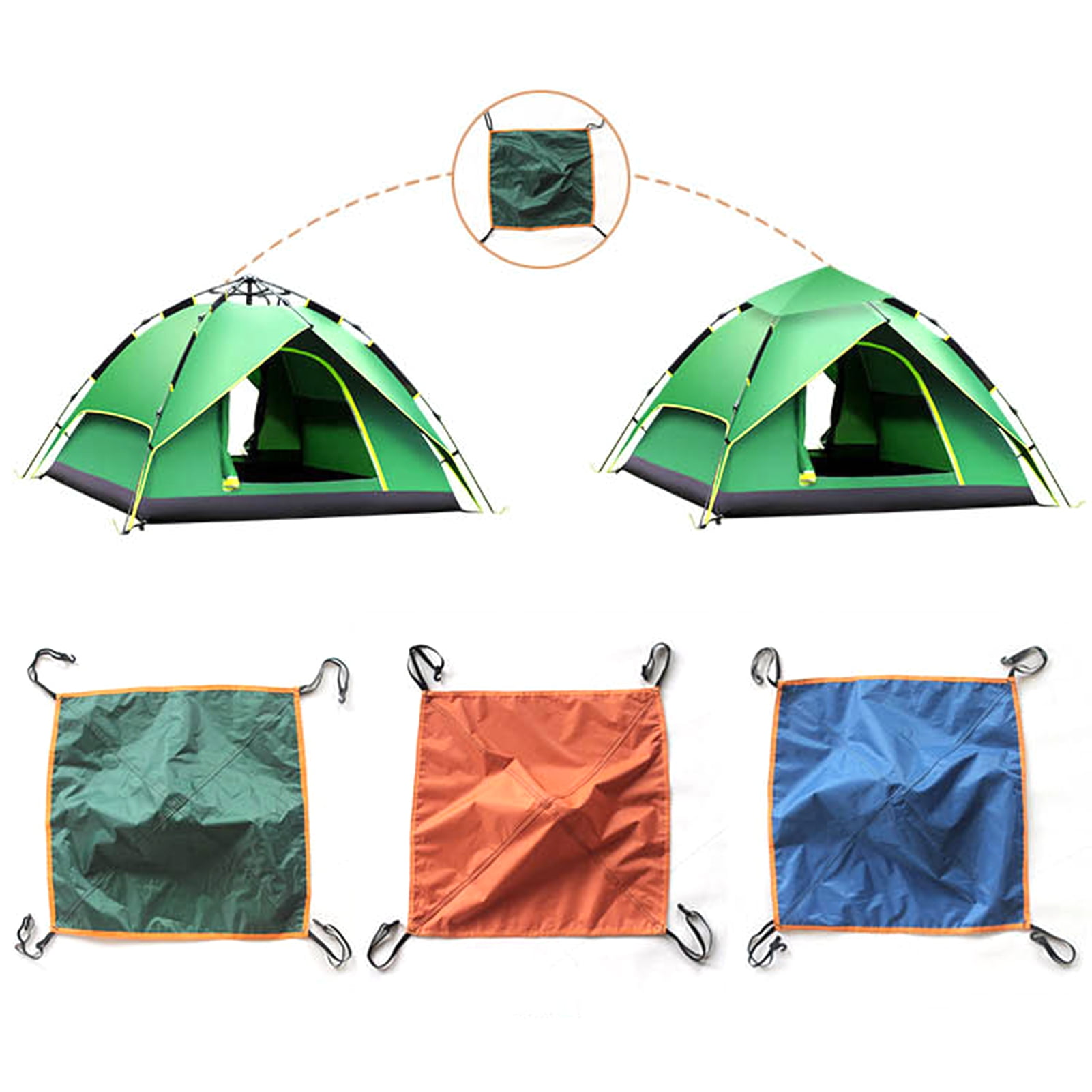 Joernso Rainproof Tent Roof Cover Anti-UV Awning Top Canopy for Outdoor ...