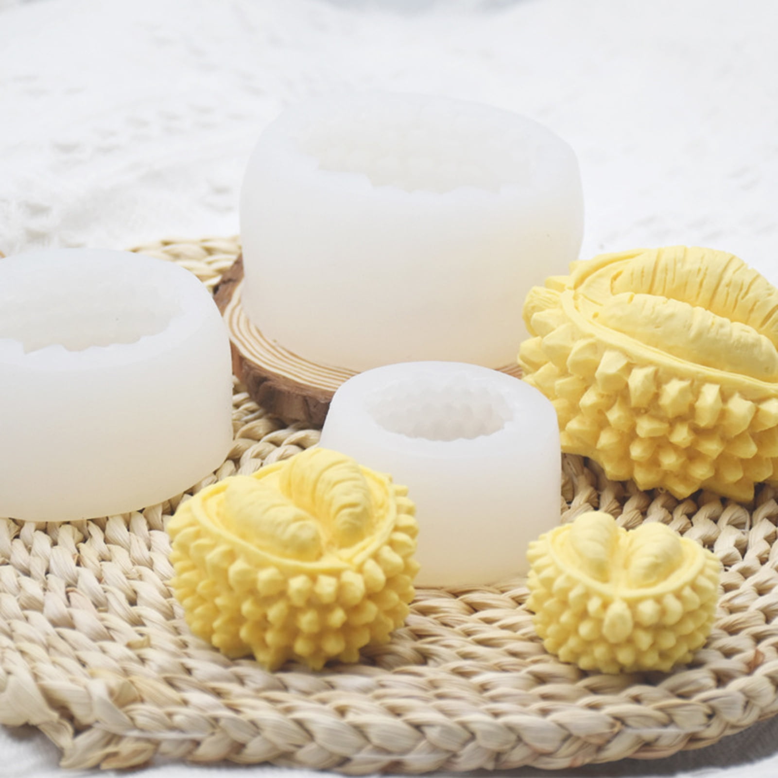 Joernso Silicone Mold Non-stick Realistic Shape DIY Simulation Durian ...