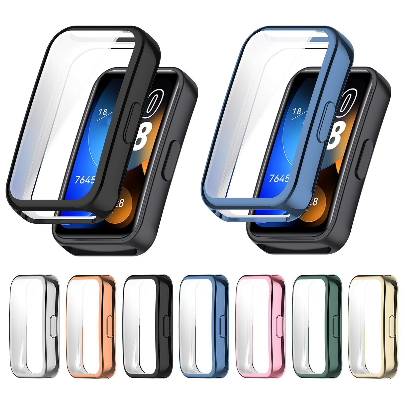 Joernso Soft Protective Cover for Huawei Band 8 Full Screen Protector ...
