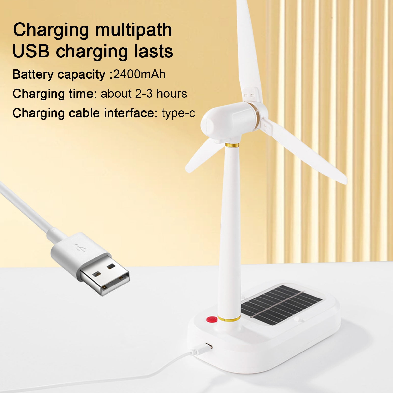 Joernso Solar Desk Lam with Cooling Fan Flicker Free Eye Protection ...