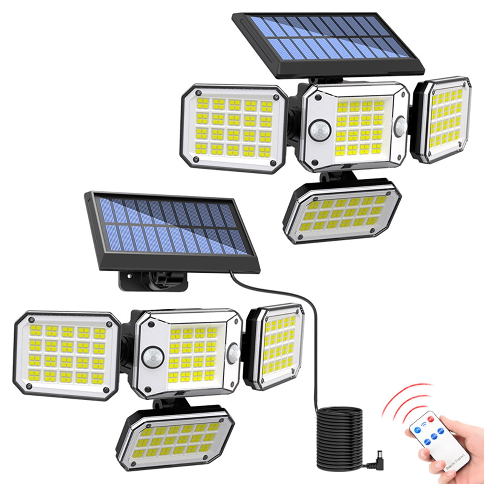 Joernso Solar Security Light with Remote Control Multiple Induction ...