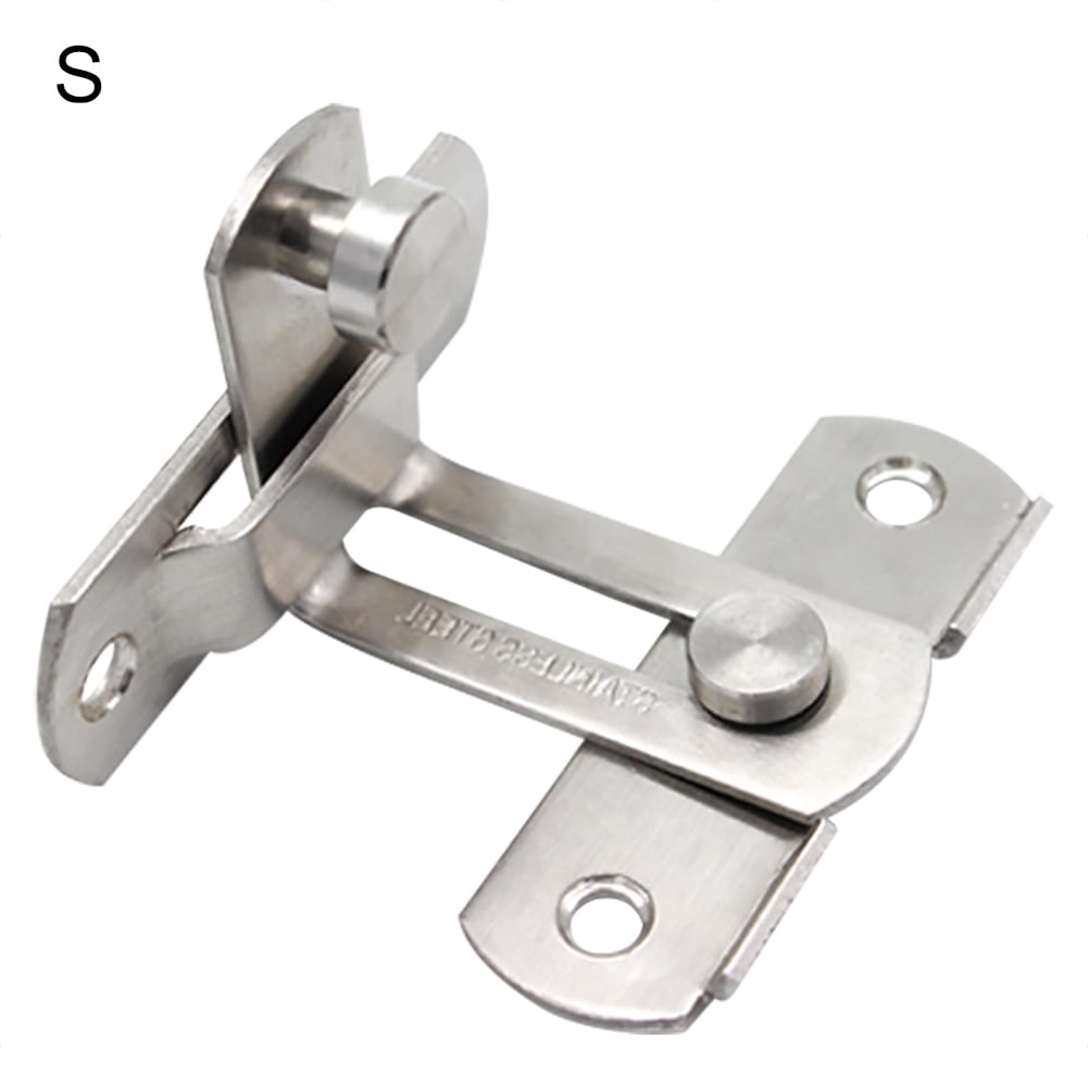 Joernso Stainless Steel 90 Degree Hasp Latches Sliding Door Chain Lock ...