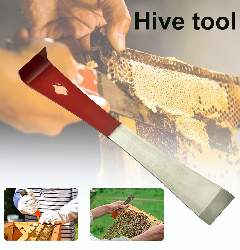 Joernso Stainless Steel J-Shape Curved Beehive Scraper Multifunctional ...