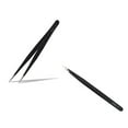 Joernso Straight Pointy Fine Point Metal Precise Tweezers Faux Eyelash ...