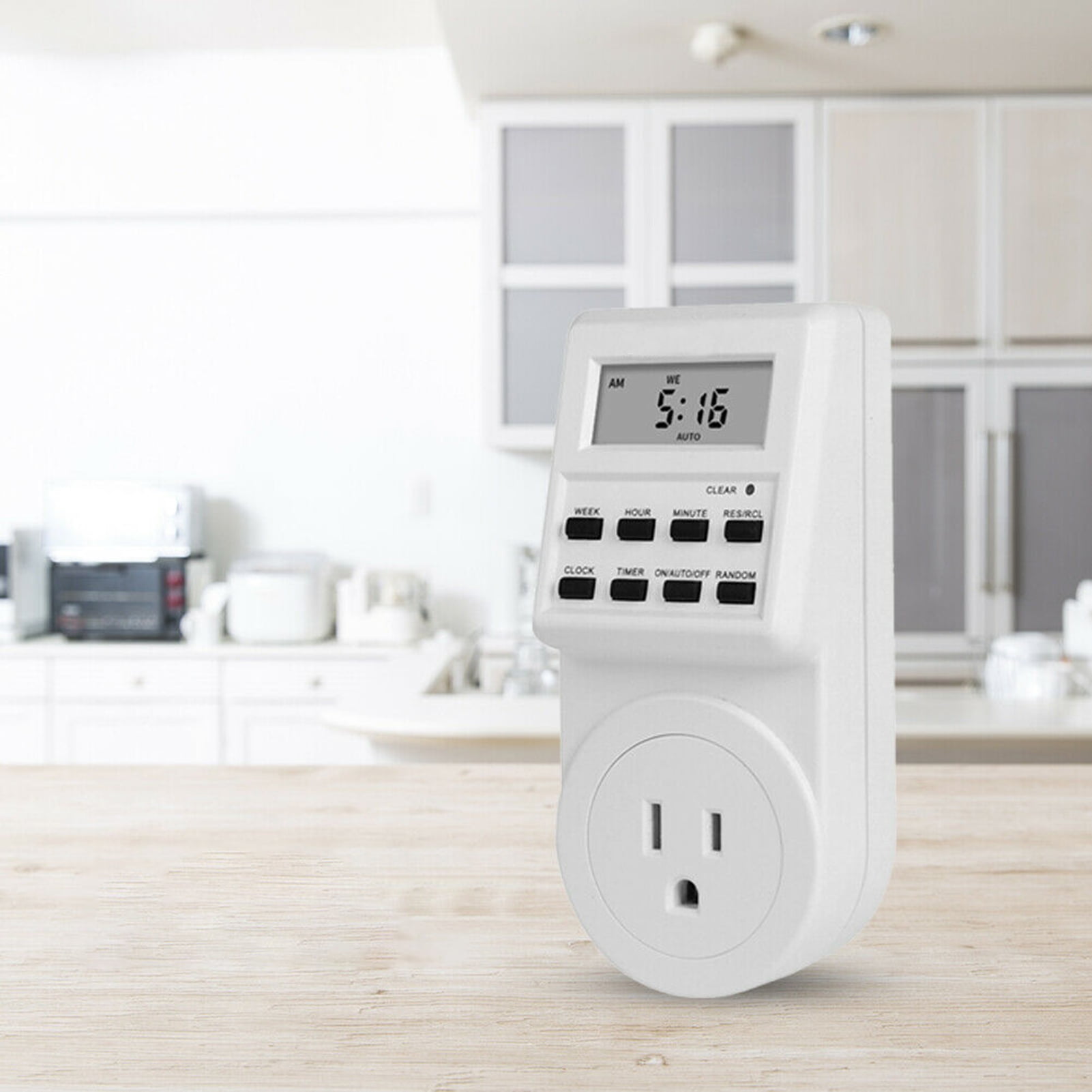 Joernso TM516 Weekly Cycle Programmable Timer Switch Wall Plug-in ...