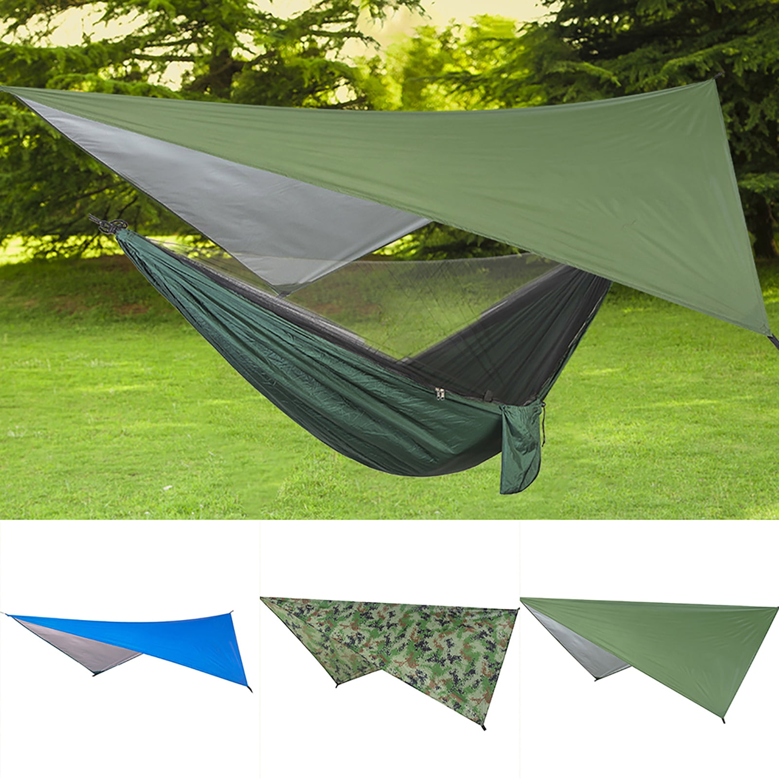 Joernso Tent Waterproof Lightweight Polyester Rain Fly Hammock Tarp ...
