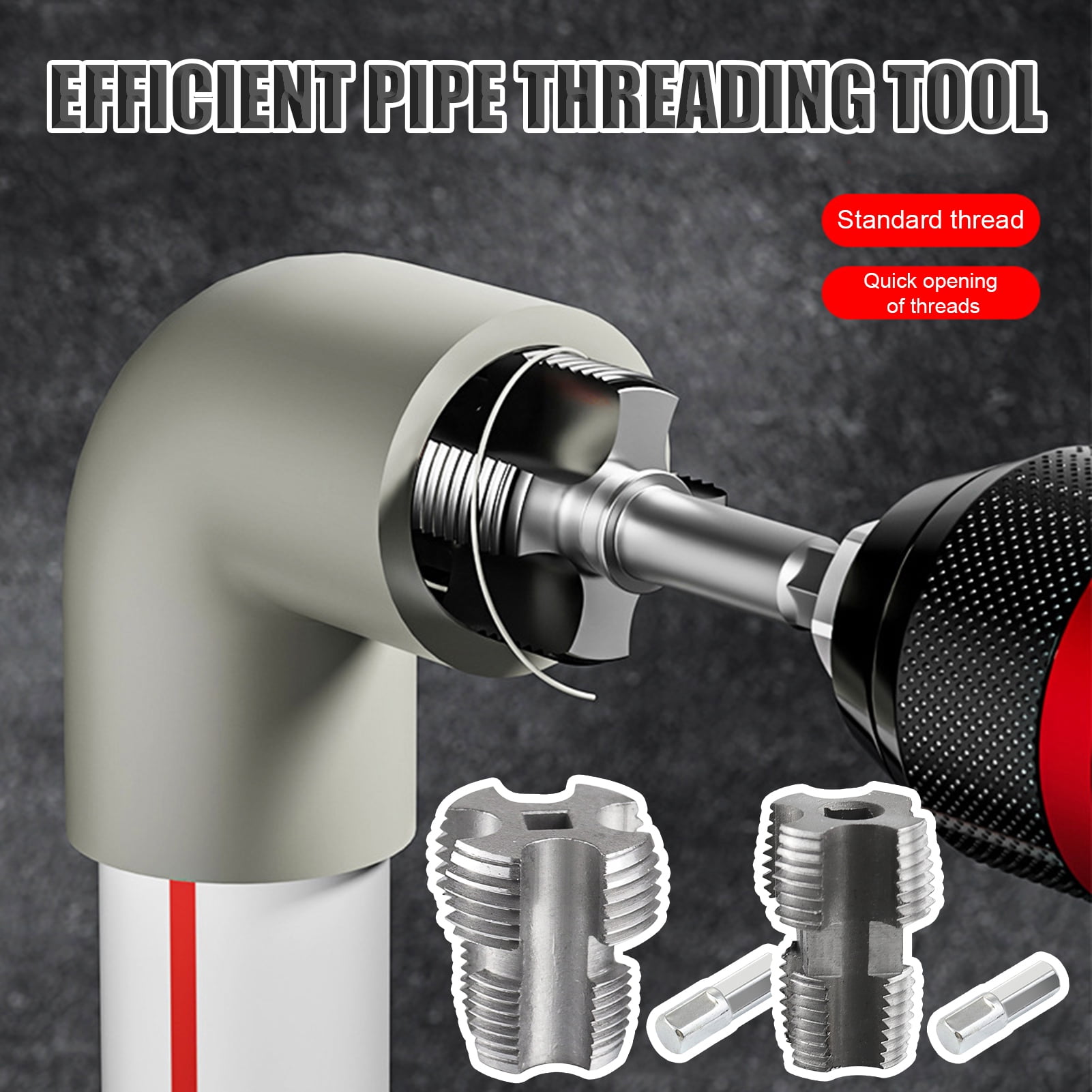 Joernso Threading Tool Rustproof Easy Installation Clean Accurate ...