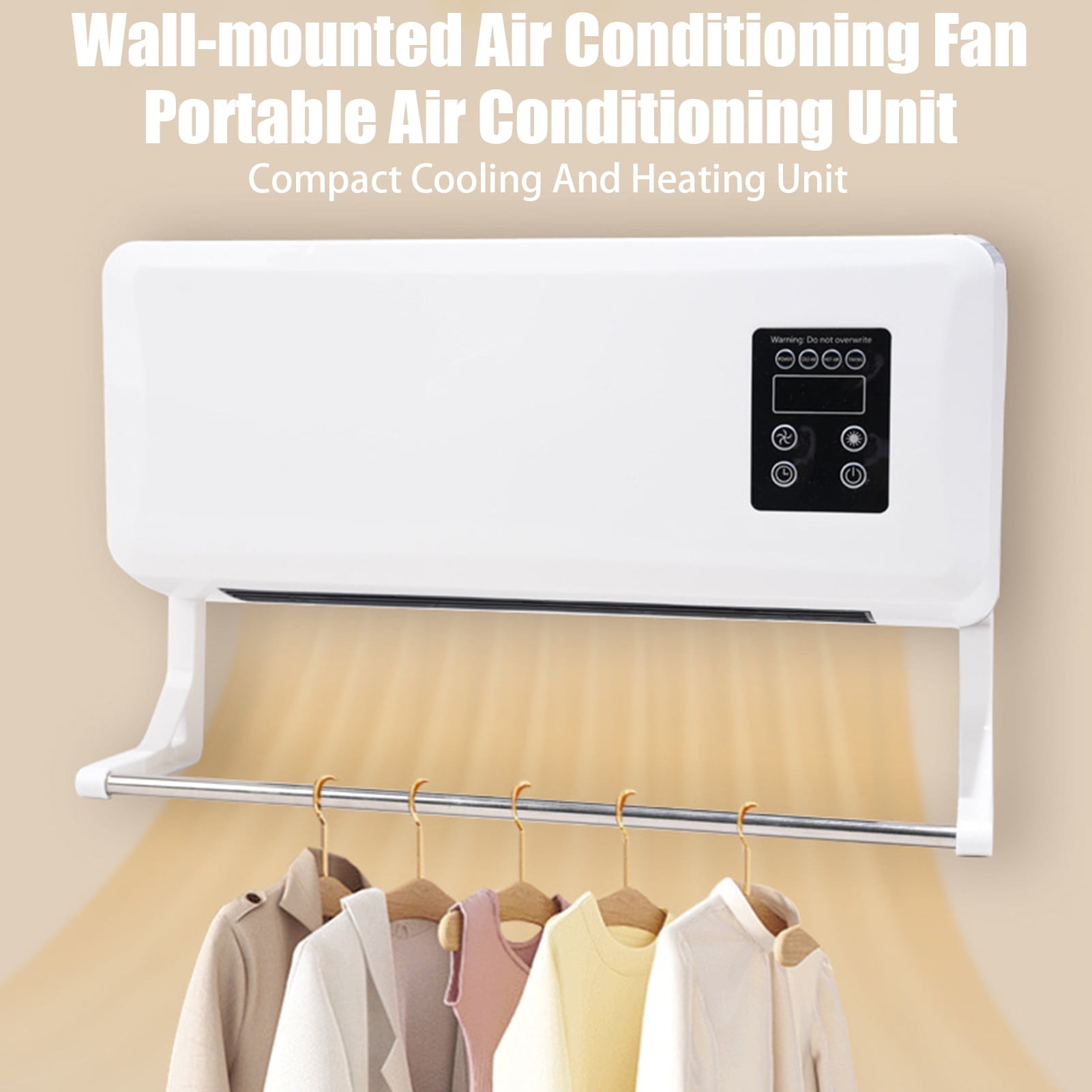 Joernso Wall Mounted Air Conditioner Heater Screen Touch Smart Air ...