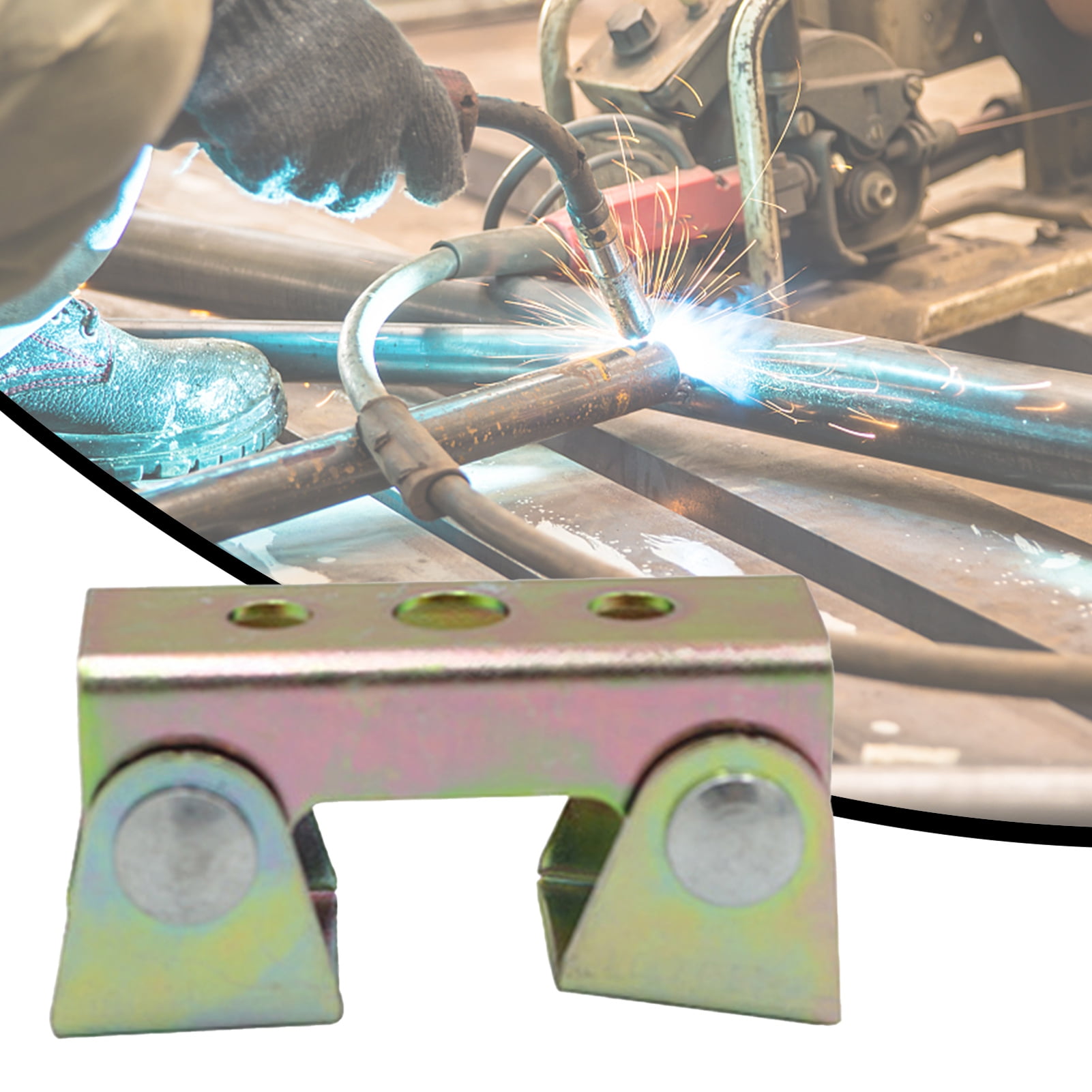 Joernso Welding Jig V-type Strong Stainless Steel Magnetic Suspender ...