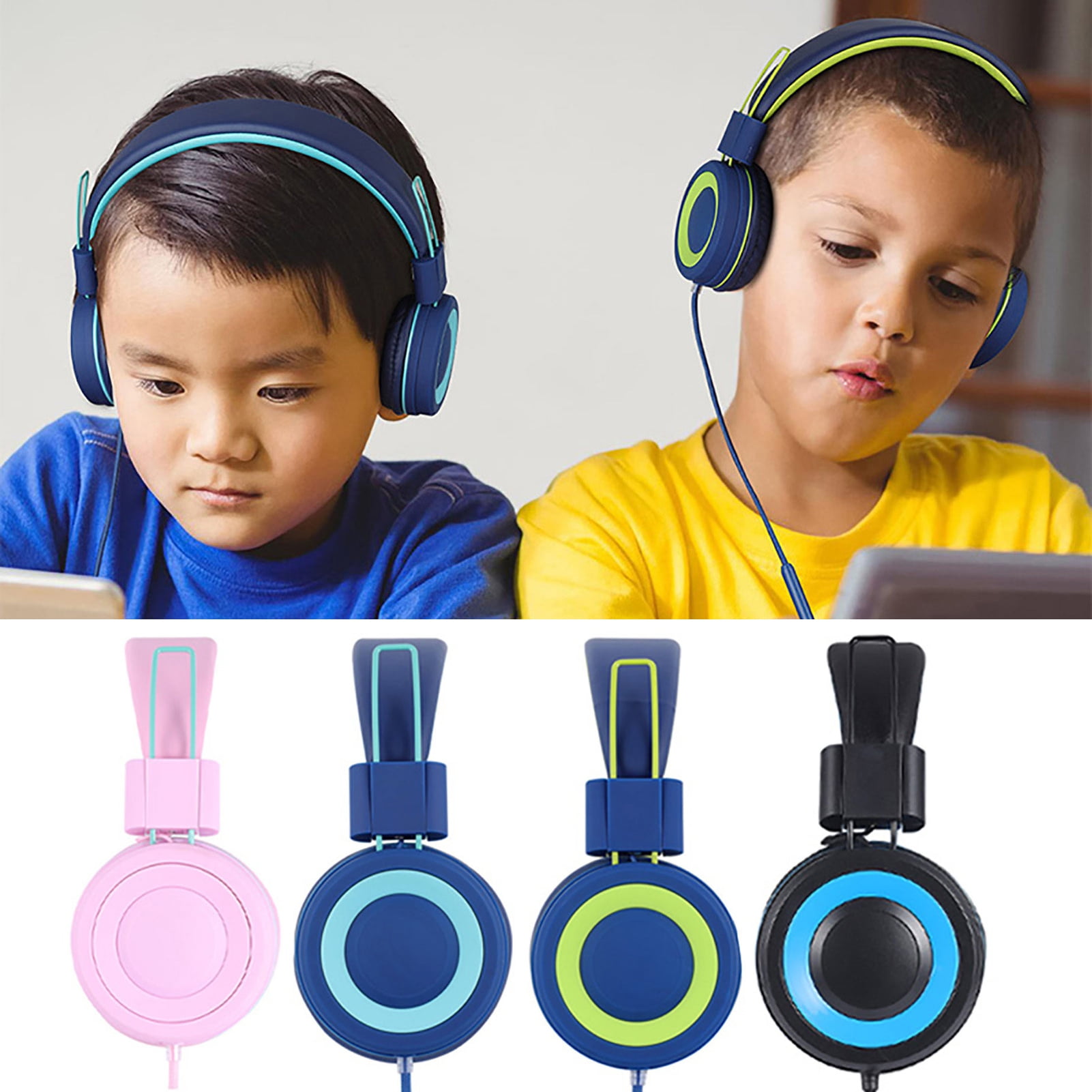Joernso Wired Headset Over Ear Noise Reduction Foldable Gaming ...