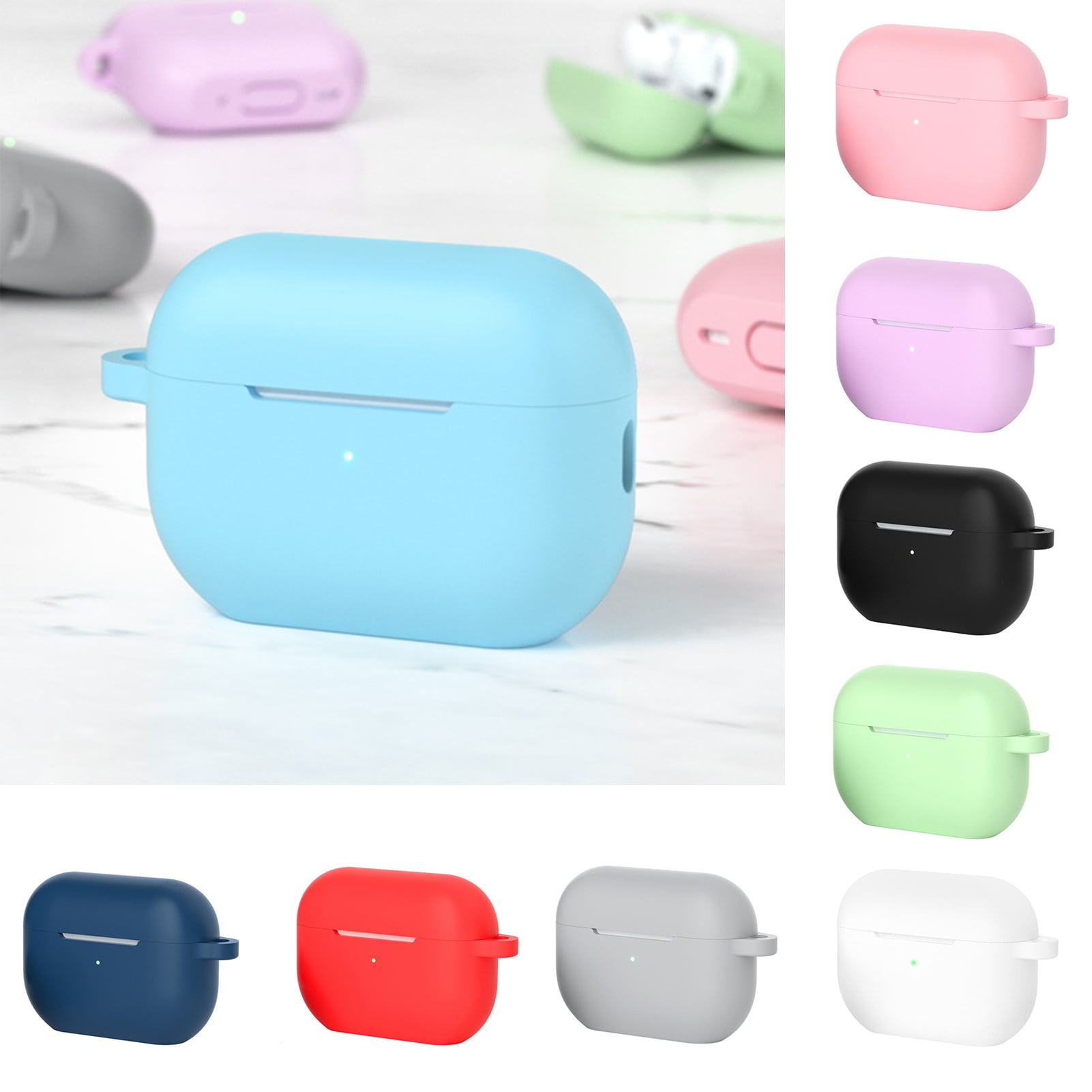 Joernso Wireless Headphone Case Tight Fit Scratch-proof Silica Gel Full ...