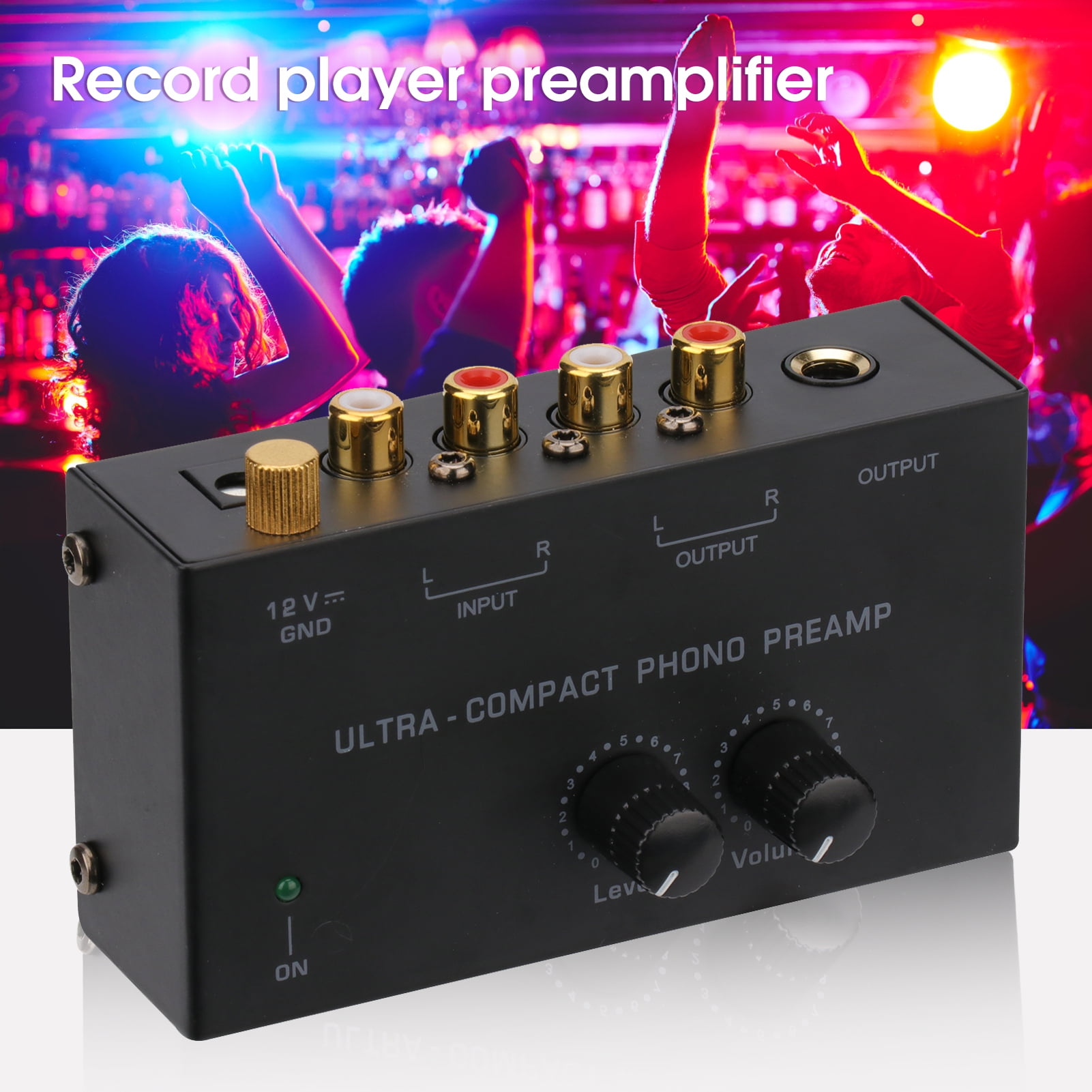 Joernso ZPP500 Phono Preamplifier Professional Low Noise RCA Input ...