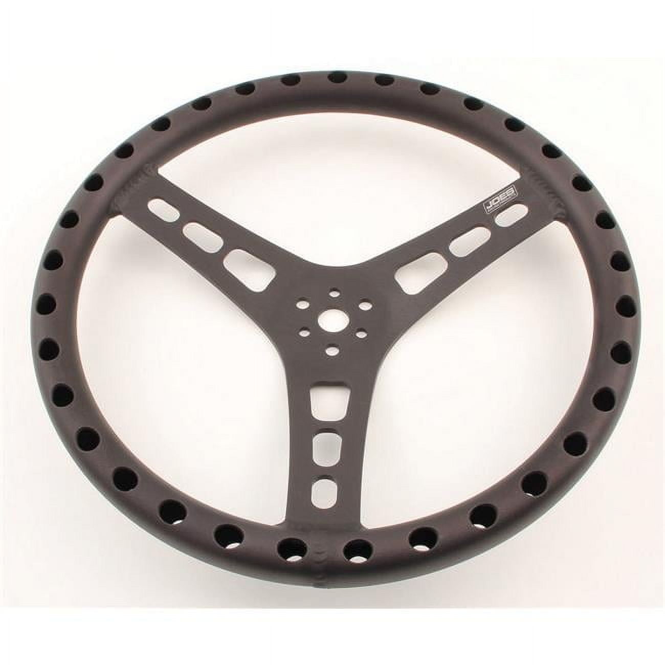 Joes Racing Products 13514-B 14 in. Dished Steering Wheel, Black ...