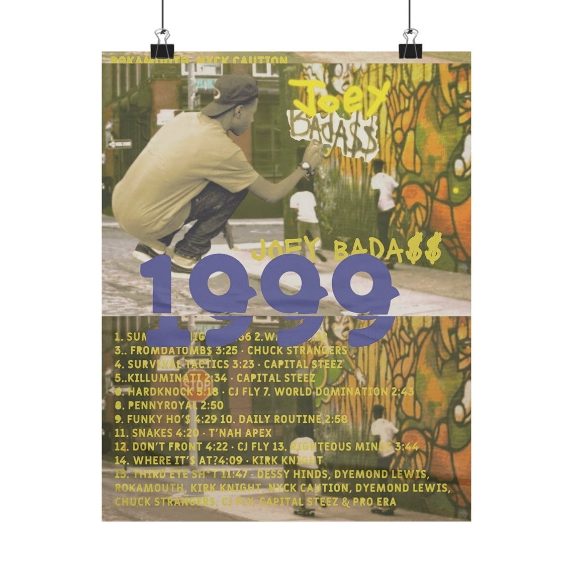 Joey Badass - Poster | Rap Poster, Hip-Hop Poster - Walmart.com