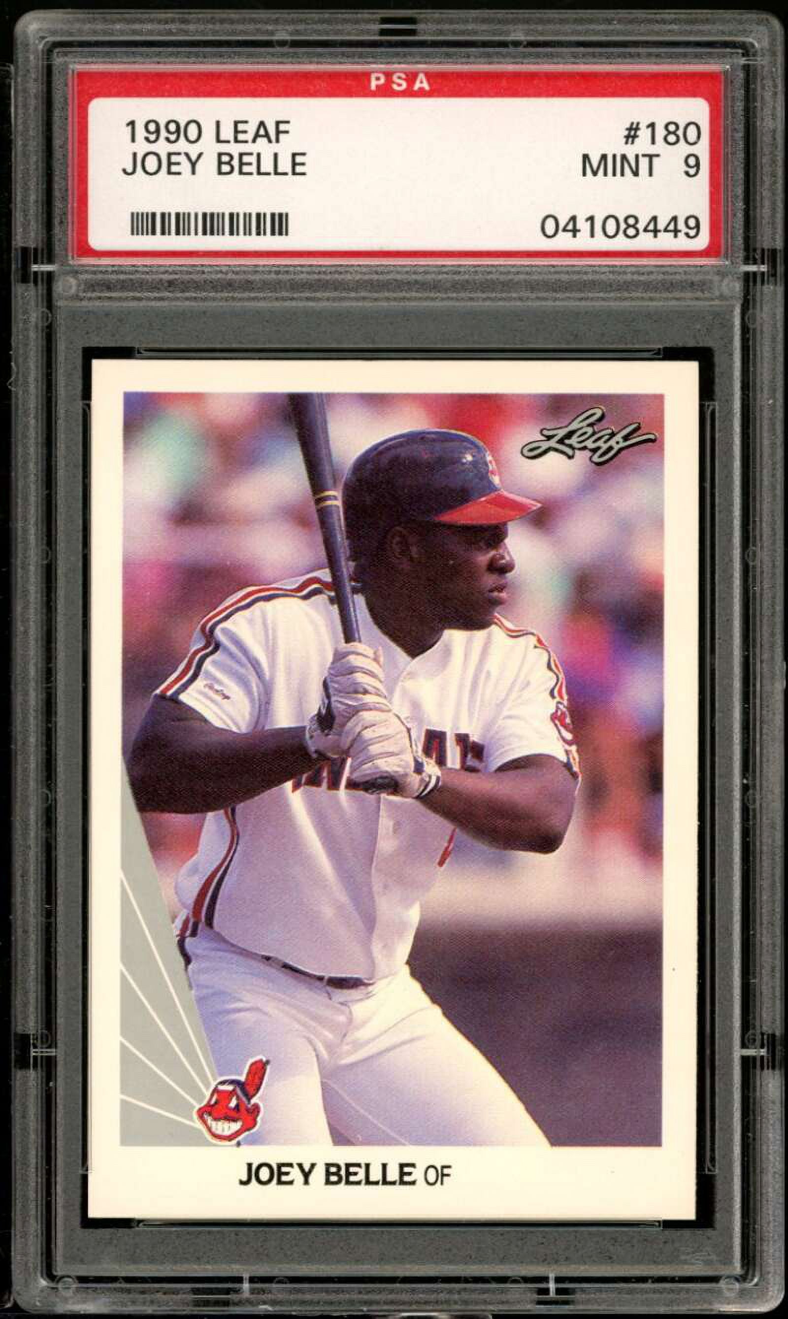 Joey Belle Rookie Card 1990 Leaf #180 PSA 9 - Walmart.com