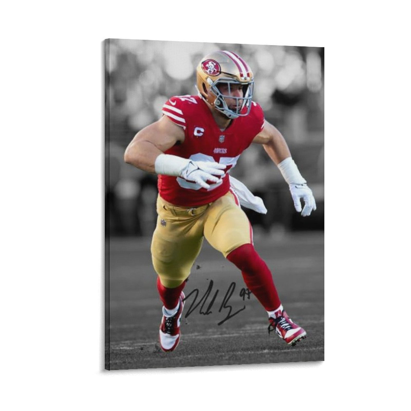 Joey Bosa Canvas Poster Painting On Canvas Wall Art Poster Scroll ...