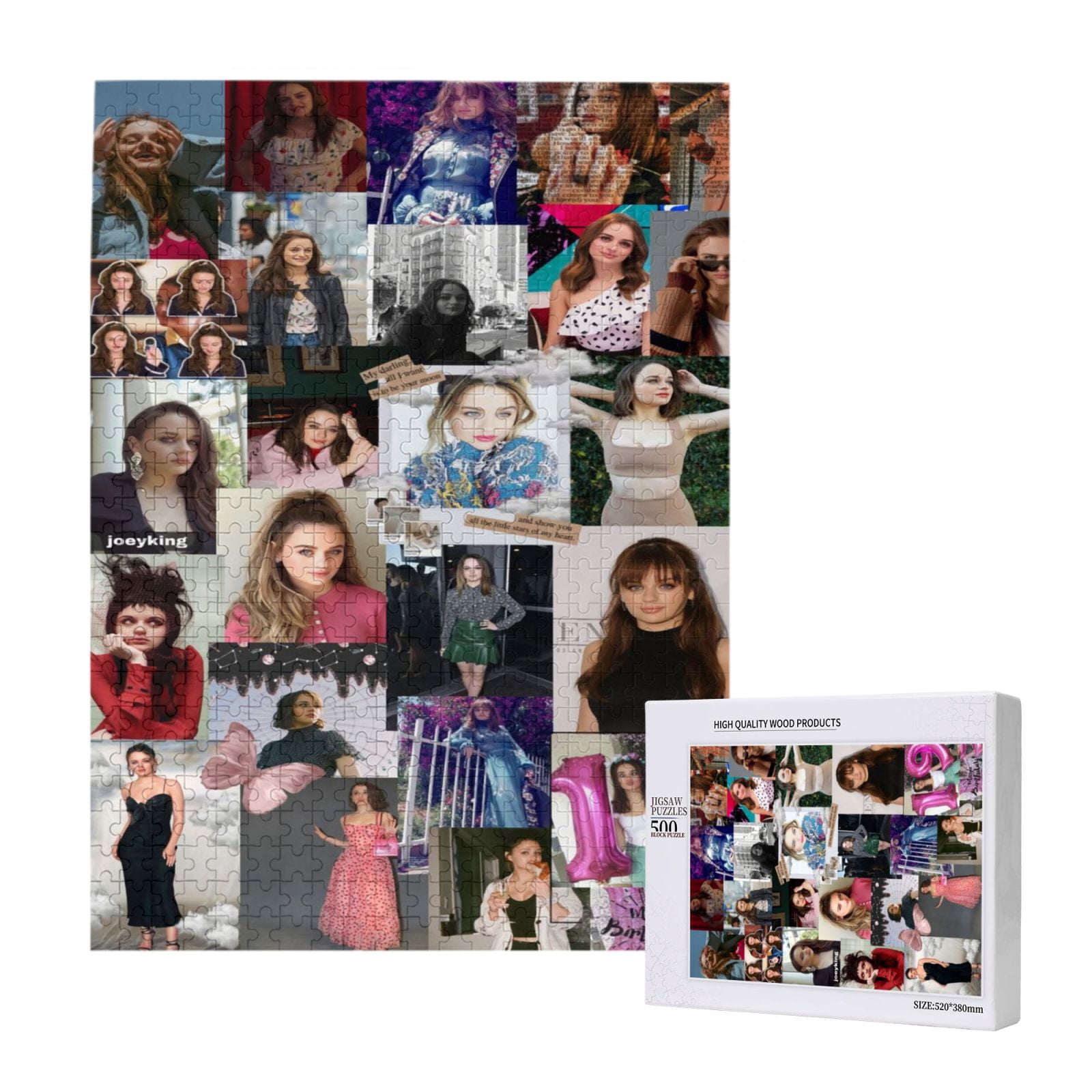 Joey King Jigsaw Puzzle Interactive Brain Teaser Board Game for Adults ...