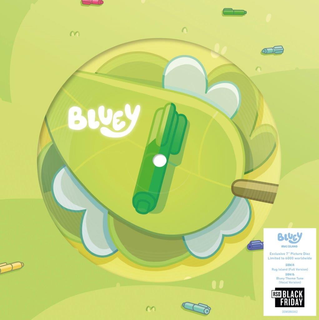 Rug Island / Bluey Theme Tune - Limited Picture Disc 7-Inch - Walmart.com