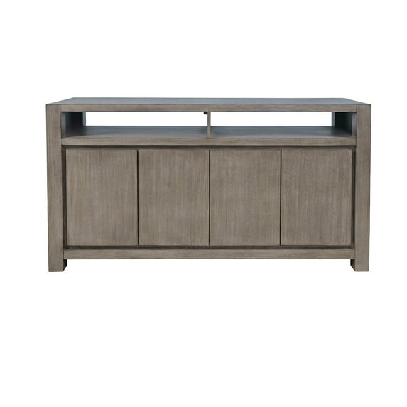 Jofran 60" Modern Transitional Media Console TV Stand with Four-Door ...