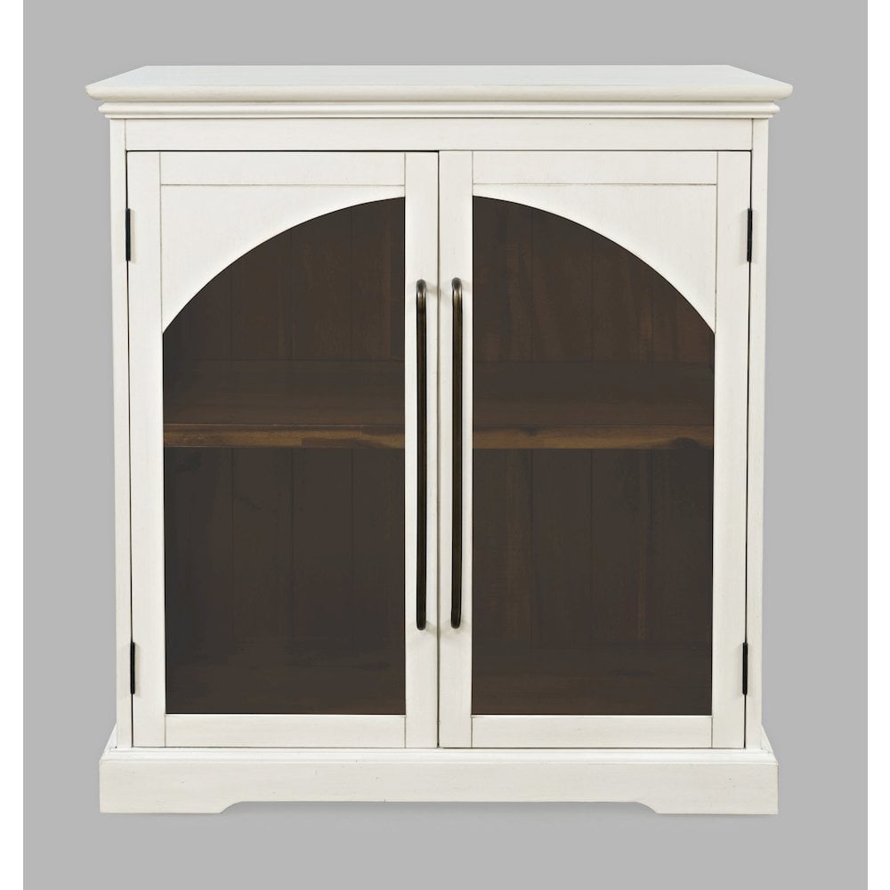 Jofran Archdale 33" Gothic Arch Transitional Accent Storage Cabinet ...