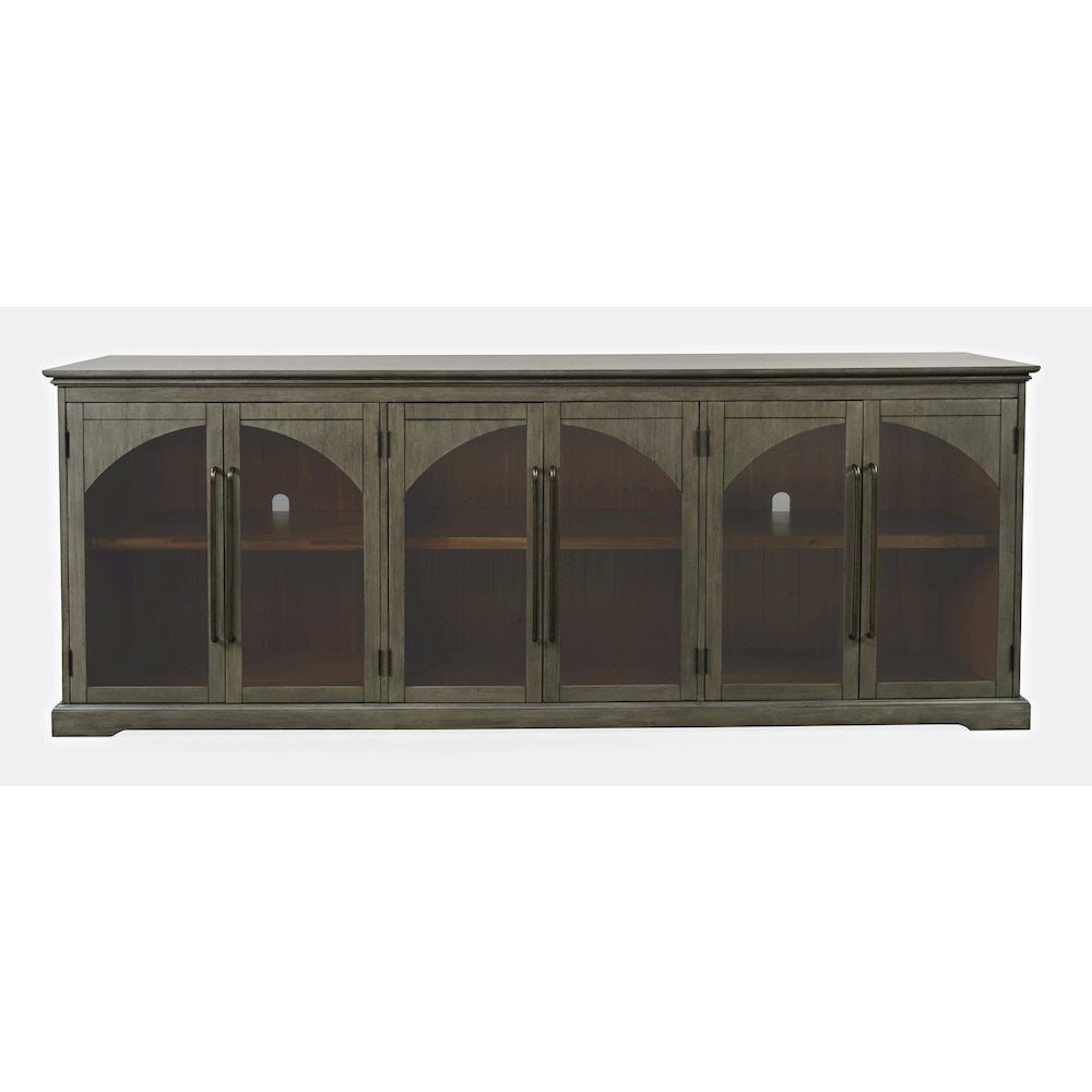 Jofran Archdale 96" Gothic Arch Transitional Sideboard Storage Cabinet ...