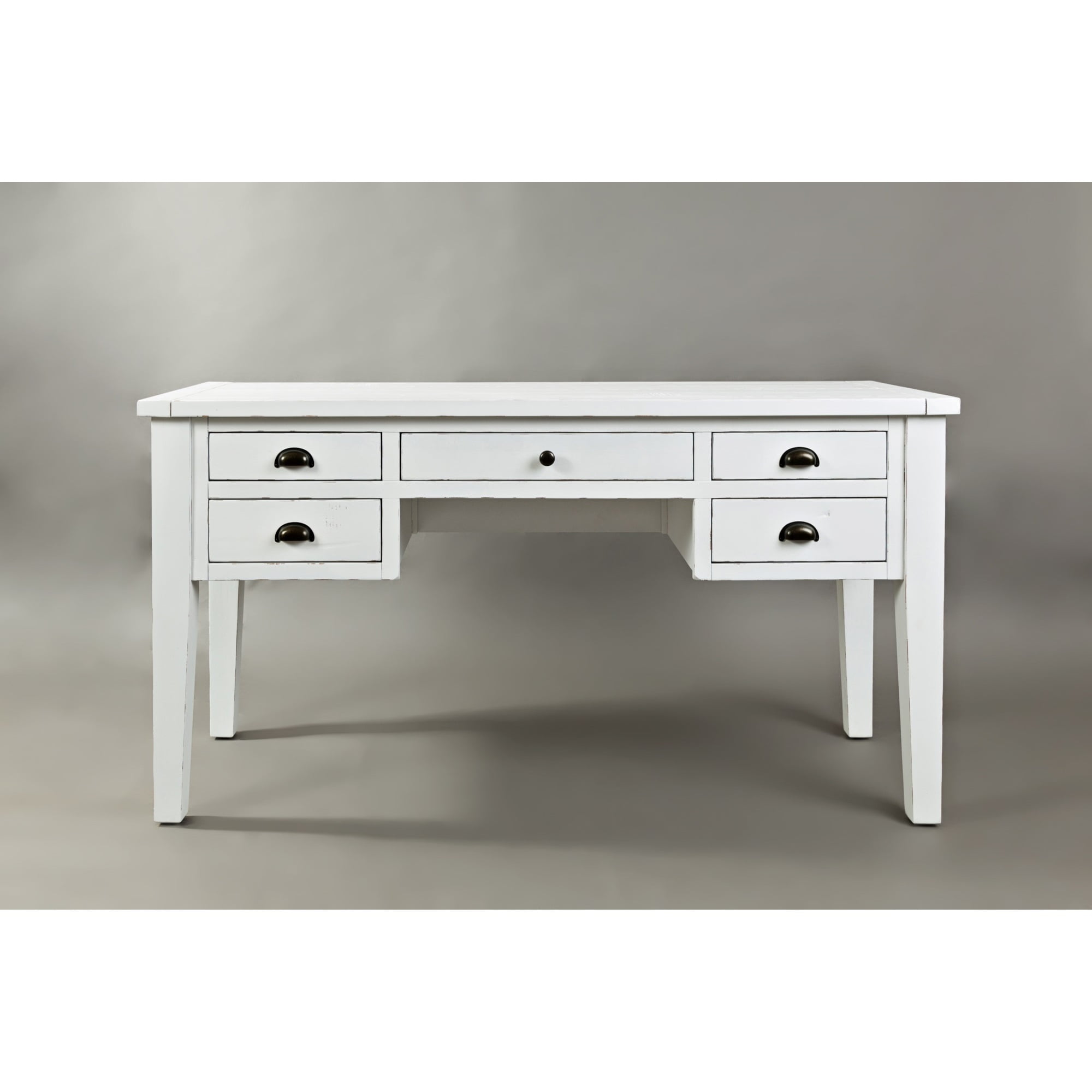 Jofran Artisan's Craft 5-Drawer Desk, 58'', White (Set of 2) - Walmart.com