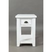 Jofran Artisan's Craft Rustic Farmhouse Distressed Acacia End Table ...