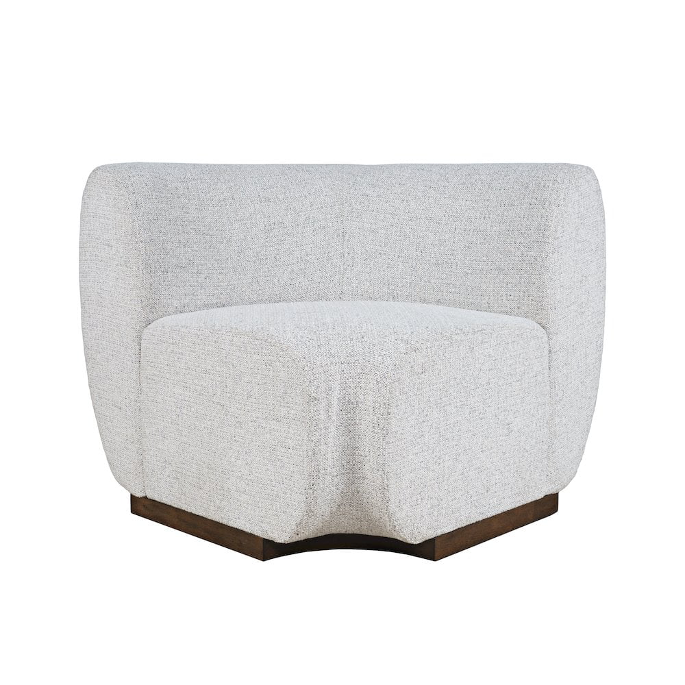 Jofran Banquette Upholstered Sectional Corner Wedge Seating with ...