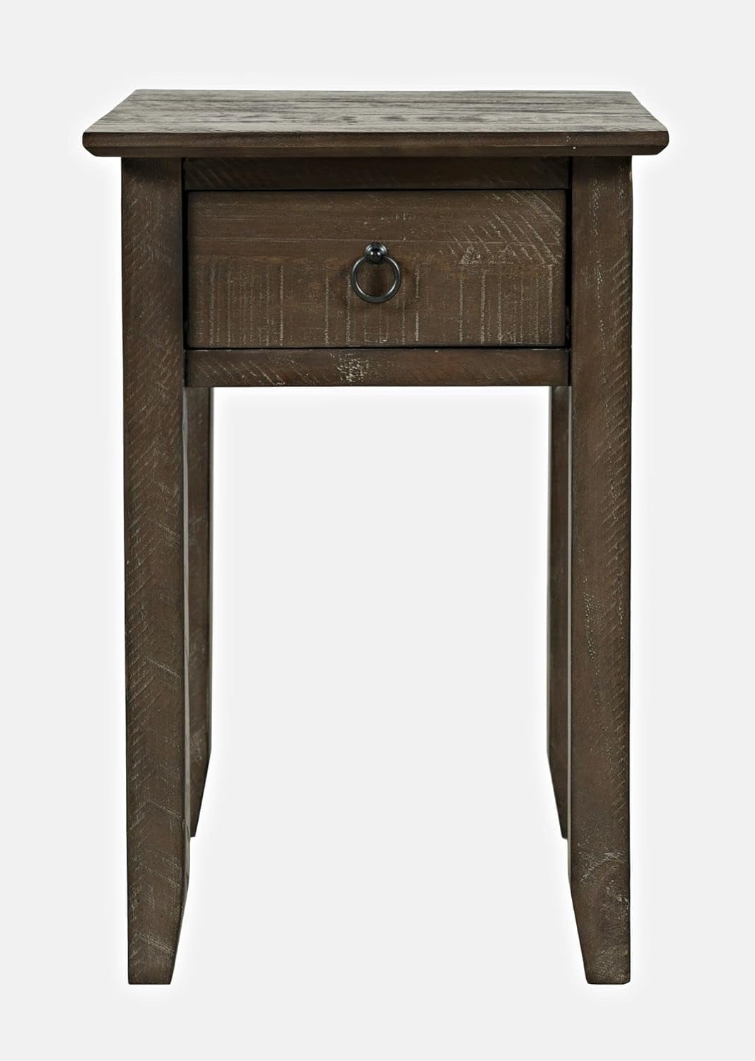 Jofran Devon Farmhouse Distressed Solid Pine End Table with Storage ...
