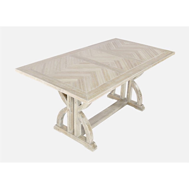 "Jofran Fairview Solid Acacia Dining Table with Natural Finish ...