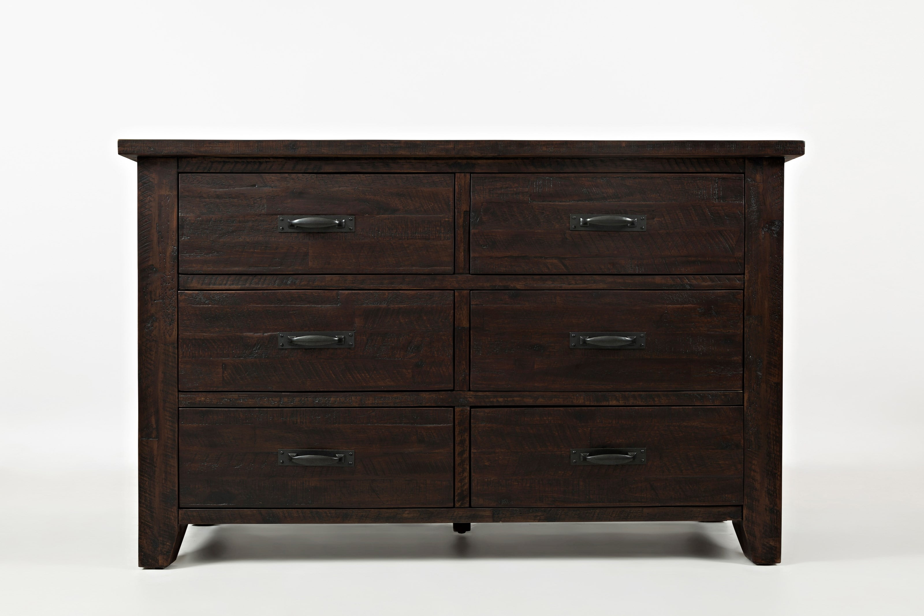 Jofran Jackson Lodge Rustic Distressed Acacia Double Dresser - Walmart.com