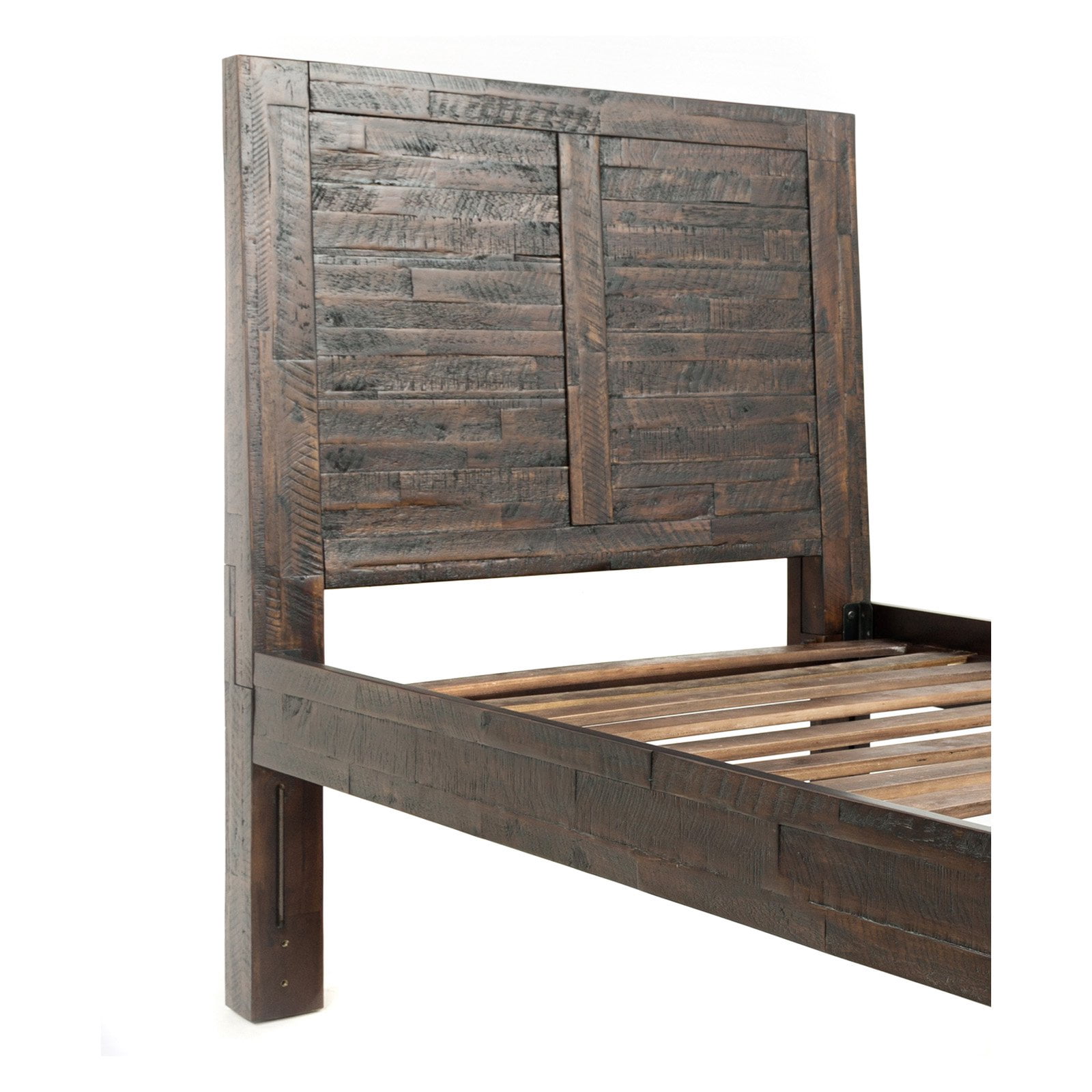 Jofran Jackson Lodge Rustic Distressed Acacia Twin Panel Headboard ...